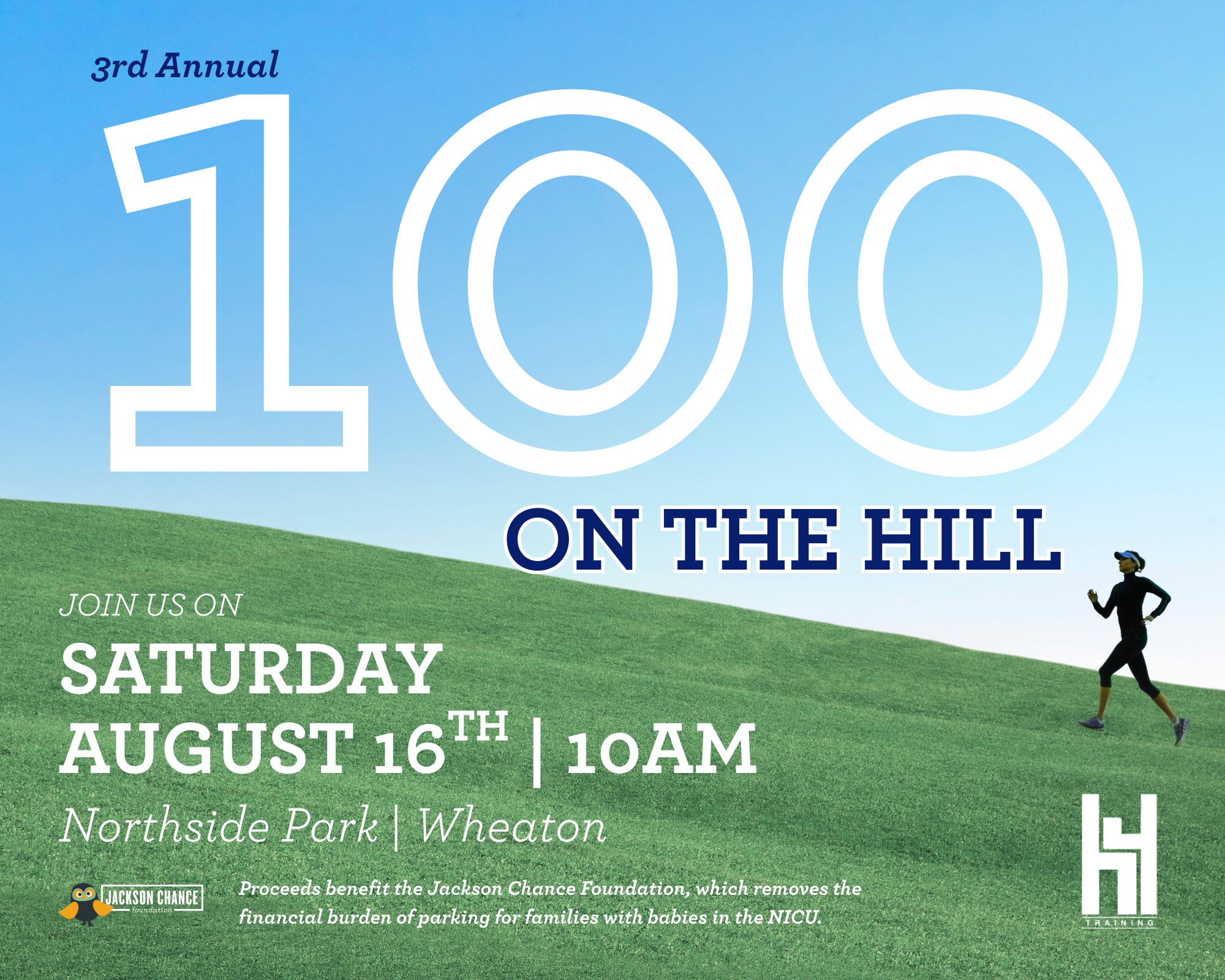 100 on The Hill - A Family Friendly Fitness Event For Charity